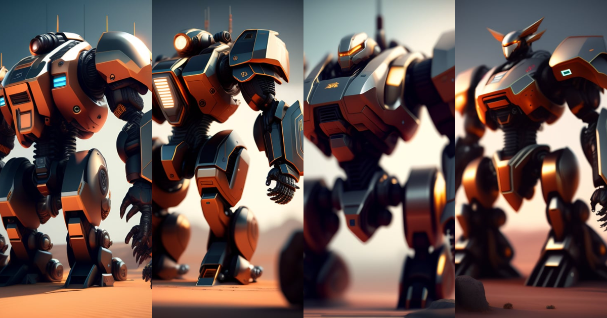 Lexica - Mecha war machine, 3d rendered, highly detailed, 8k, octane ...