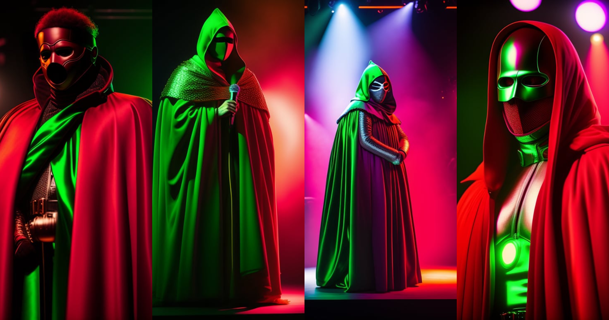 Lexica - The standup comedy comedian superhero masked by gottfried ...