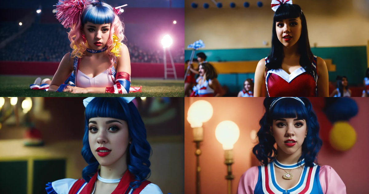 Lexica Melanie Martinez As Cheerleader Ultra Realistic Lighting