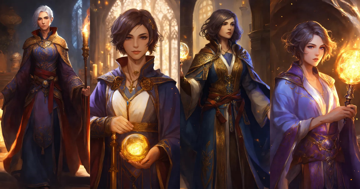 Lexica - Masterpiece, high fantasy, archmage, wizard, female, short ...