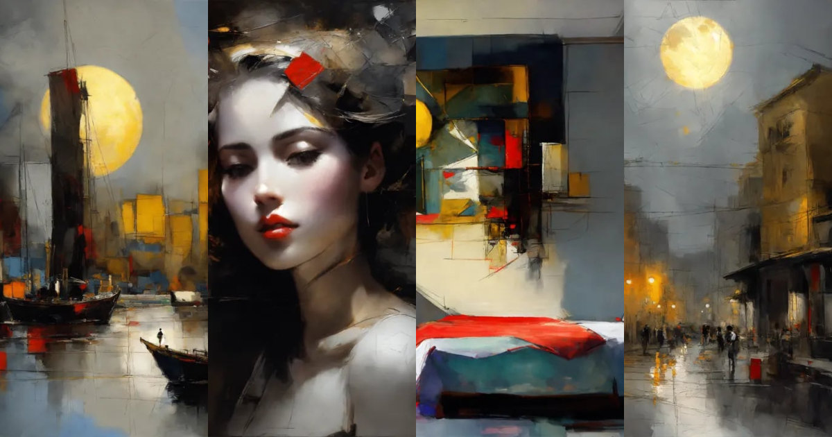 Lexica - Abstract art abstraction abstract SketchUp moonlight (Pino ...