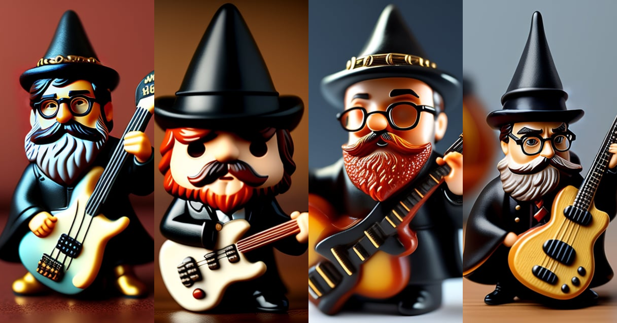 Lexica - Harry Potter with tiny mustache wizard rock bass player funko ...