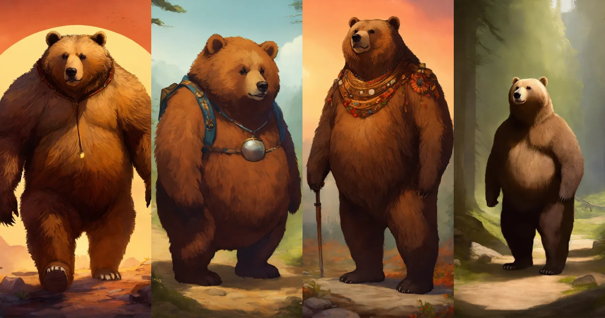 Lexica - A round bear-like wanderer called "Baba"