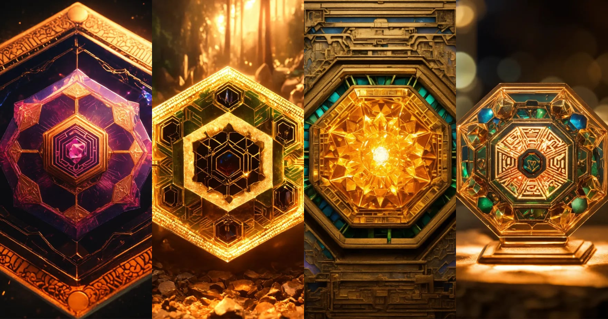 Lexica - Picture a hexagonal bio-organic token, roughly the size of a ...