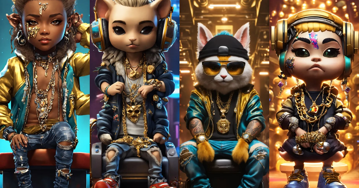 Lexica - The image depicts an adorable mythical creature wearing a ...