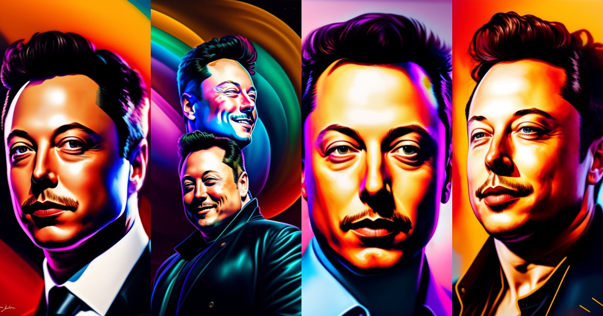 Lexica - High quality painting portrait of Elon Musk by DavidJanssen ...