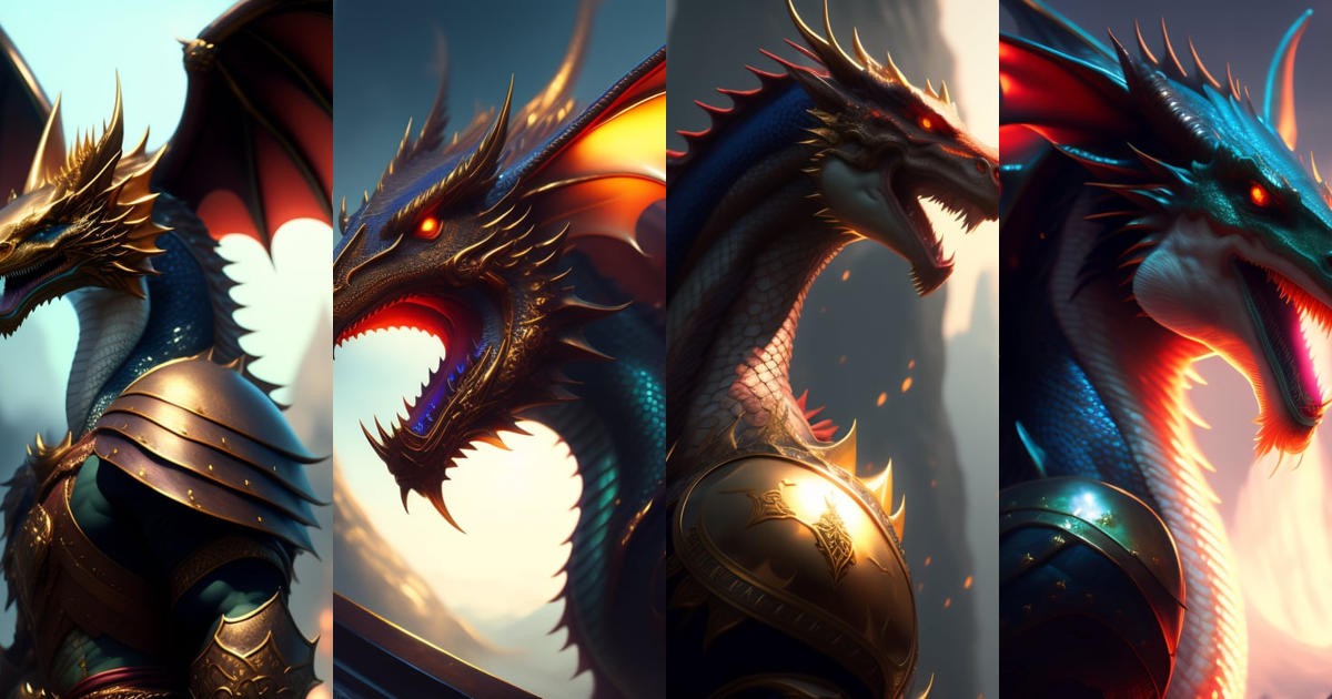 Lexica - Swiming dragon staring at the camera smirking and laughing ...