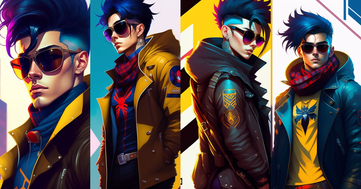 Lexica - Full body highly detailed portrait of muscular spiderman emo ...