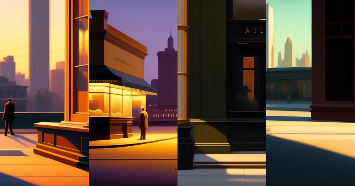 Lexica - An illustration of a city that captures the mood and ...