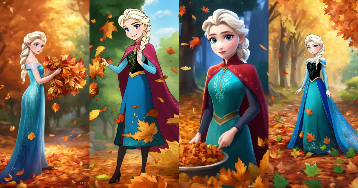 Lexica - Elsa collects leaves