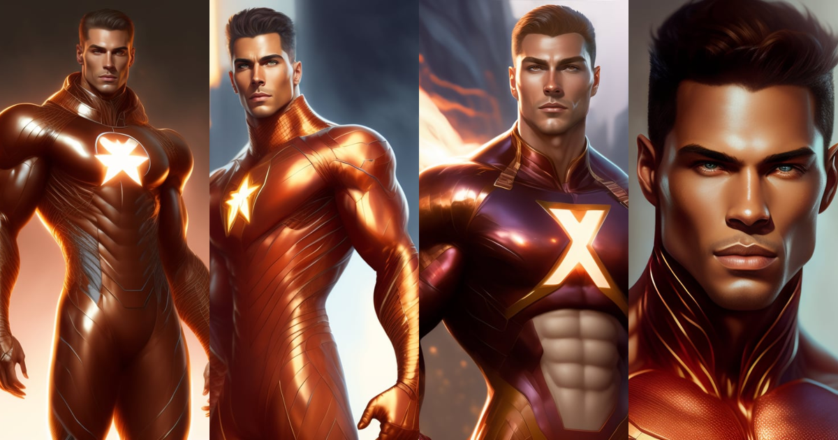 Lexica - Full length body portrait of skinny muscular marvel superhero ...