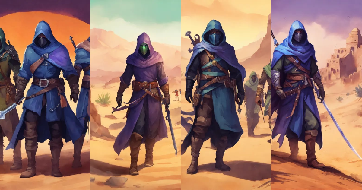 Lexica - Master of poison,fantasy medieval desert hidden group of ...