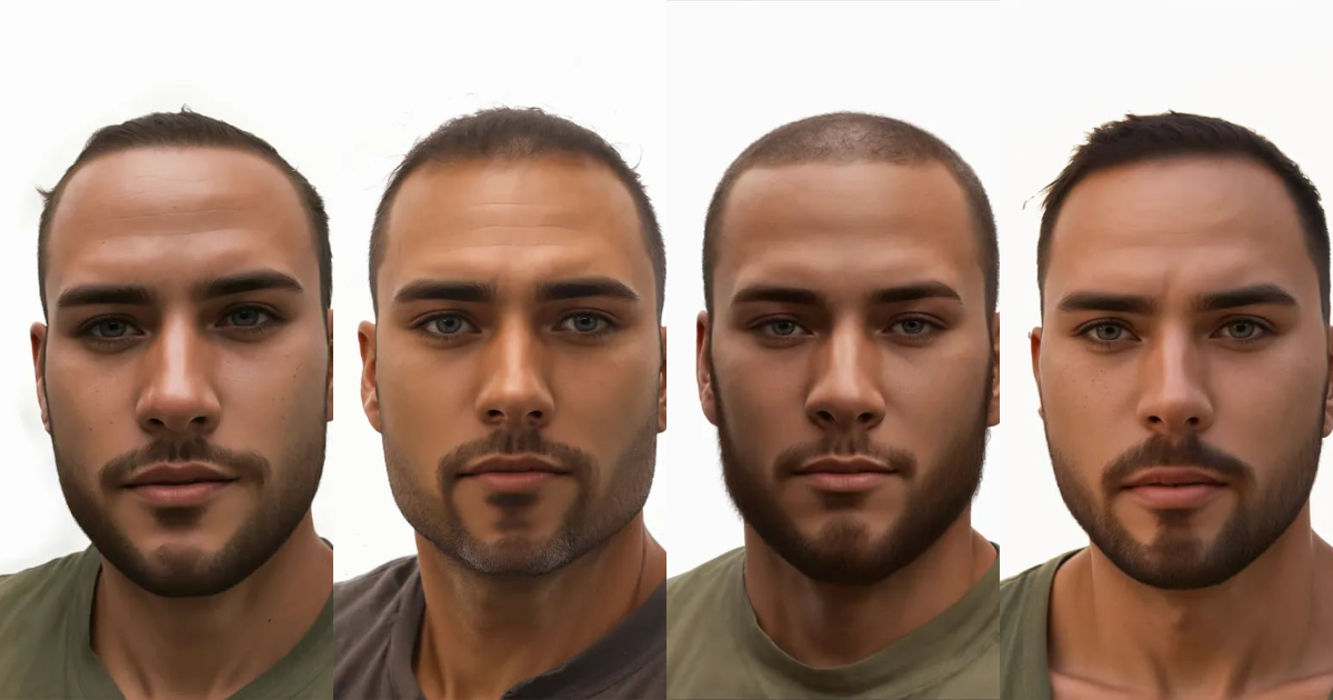 Lexica - Generate an image of a male face that closely resembles a real ...