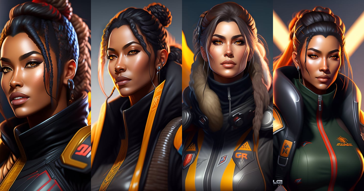 Lexica - The Long Wolf as an Apex Legends character digital ...