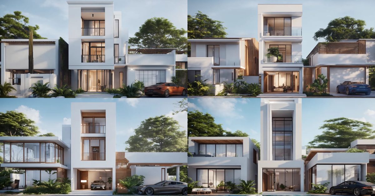 Lexica - Modern classic house, minimalist house design and clean look ...