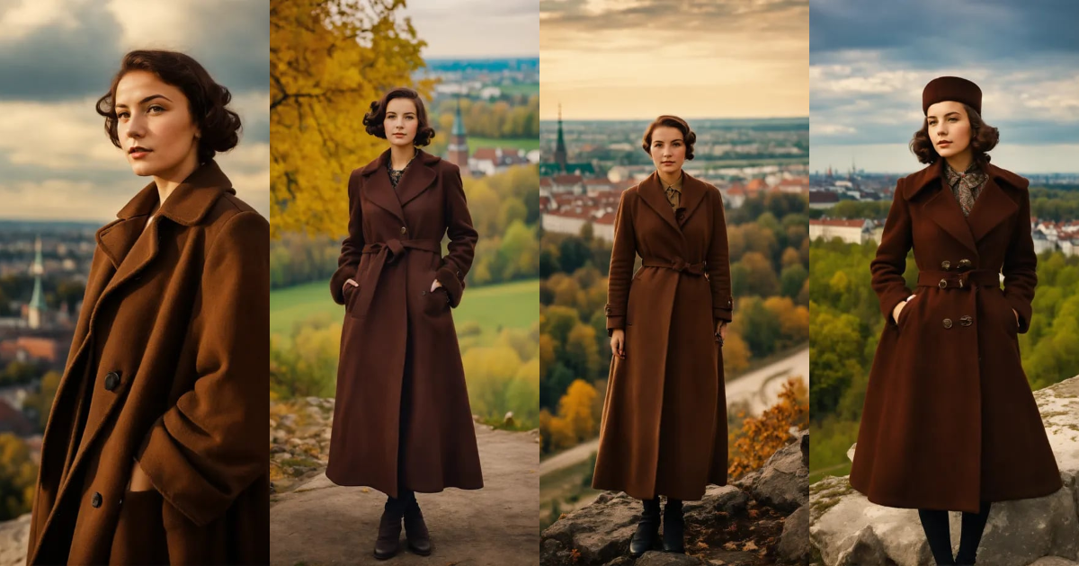 Lexica - Retro warszawa 1920-1930, europian woman age 20, on top of a ...