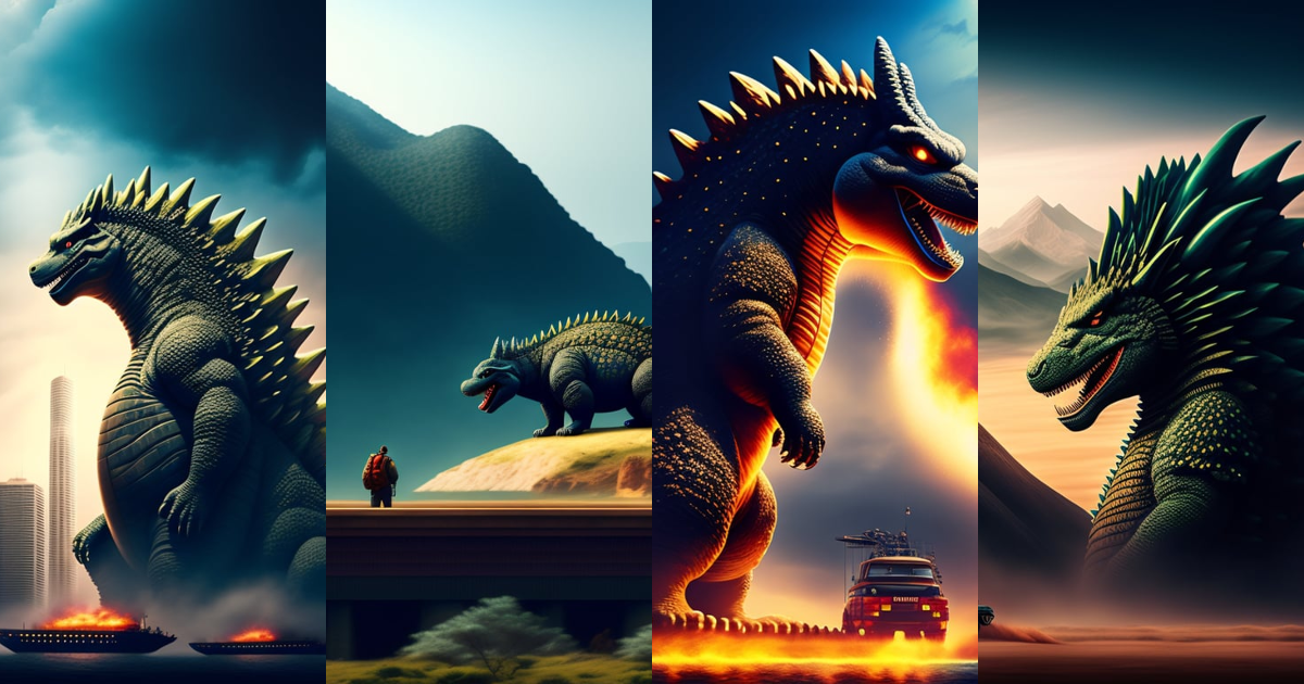 Lexica - Godzilla in mexico