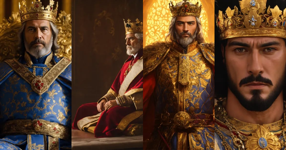 Lexica - "Describe a middle-aged king of European descent, with ...