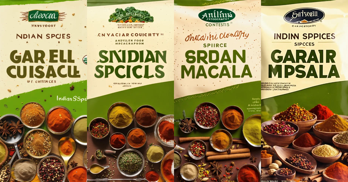 Lexica - Food photography of a packet of Indian spices on a kitchen ...