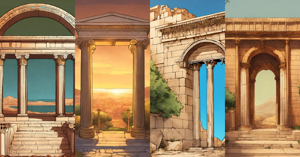 Lexica - Ancient greek arch . comic