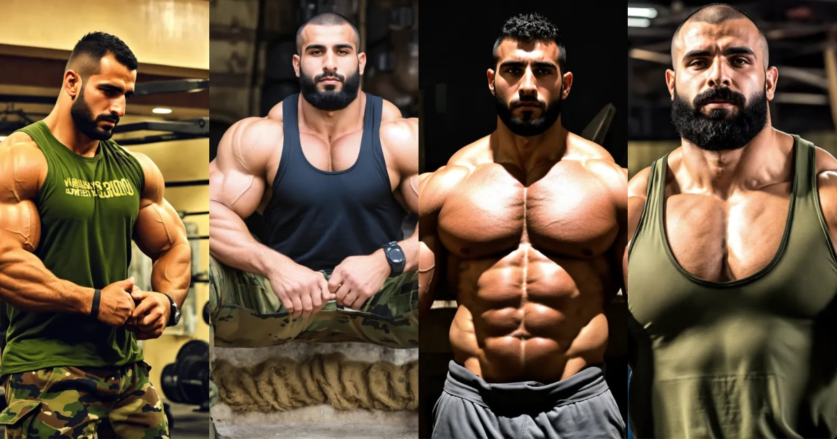 Lexica - 30-year-old Syrian man with big muscles, big bodybuilder, body ...