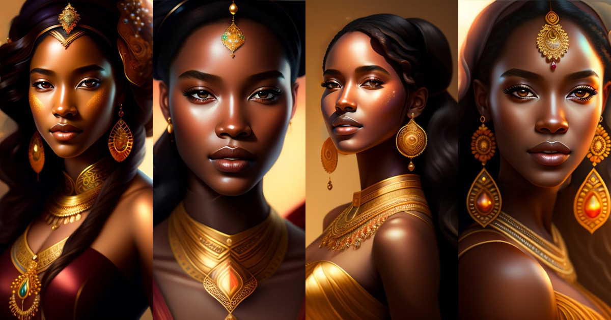 Lexica - Beautiful portrait of an attractive Princess, beautiful brown ...