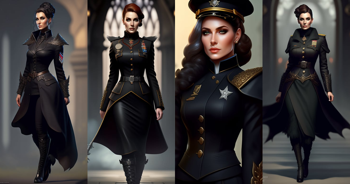 Lexica - Woman gothic necromancer summoner, Wolfenstein character ...