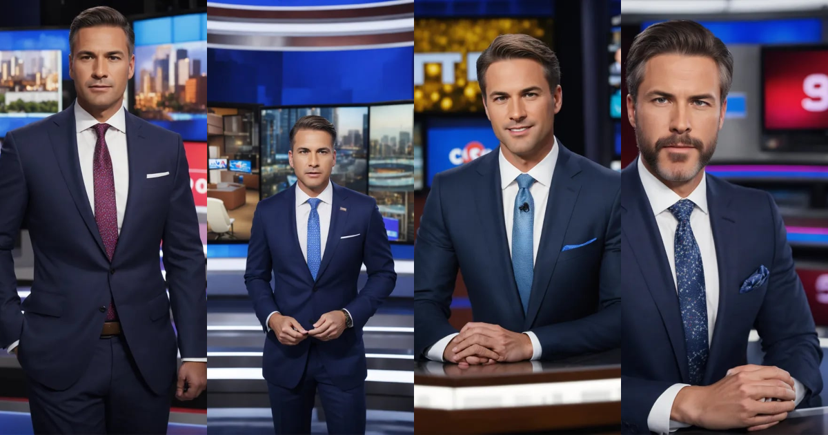 Lexica - Visualize an american news anchor from a major TV news channel ...