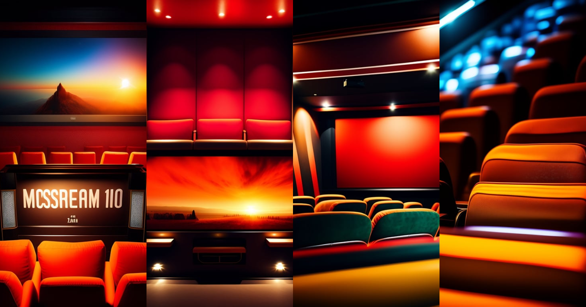 Lexica - The inscription MOSMEDIA in the cinema