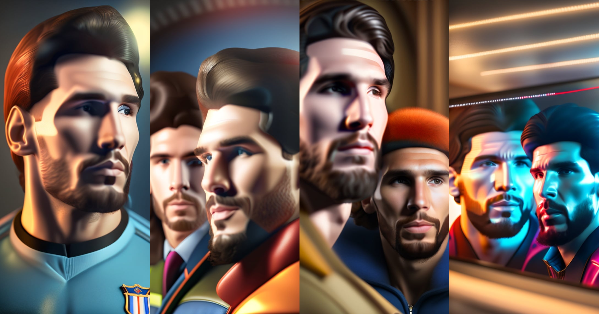 Lexica - Lionel Messi with che guevara: hyper realistic, photorealistic ...