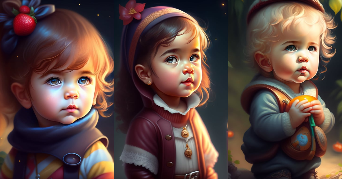 Lexica - David Dávila, Dibujos animados lindos y adorables, bebé , fantasía , onírico ...