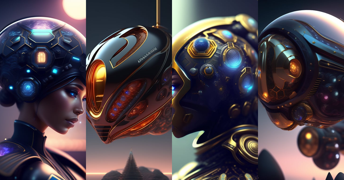 Lexica - Beautiful, sleek, intricate, dreamland nanite machine brains ...