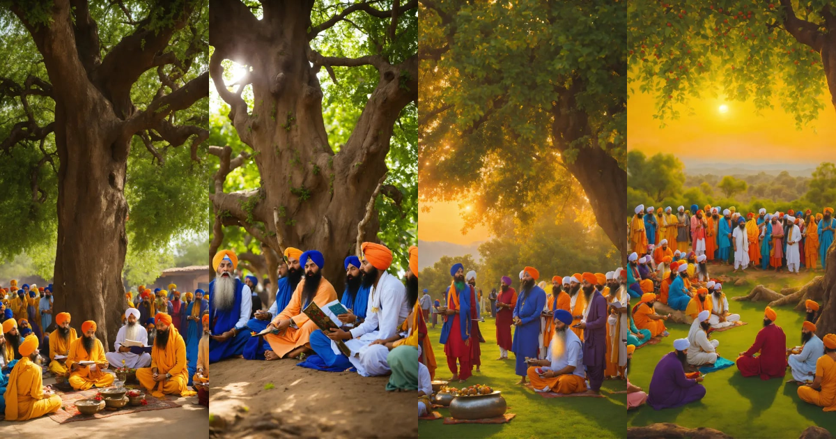 Lexica - Gur sikh peoples,chanting gods names,under the tree