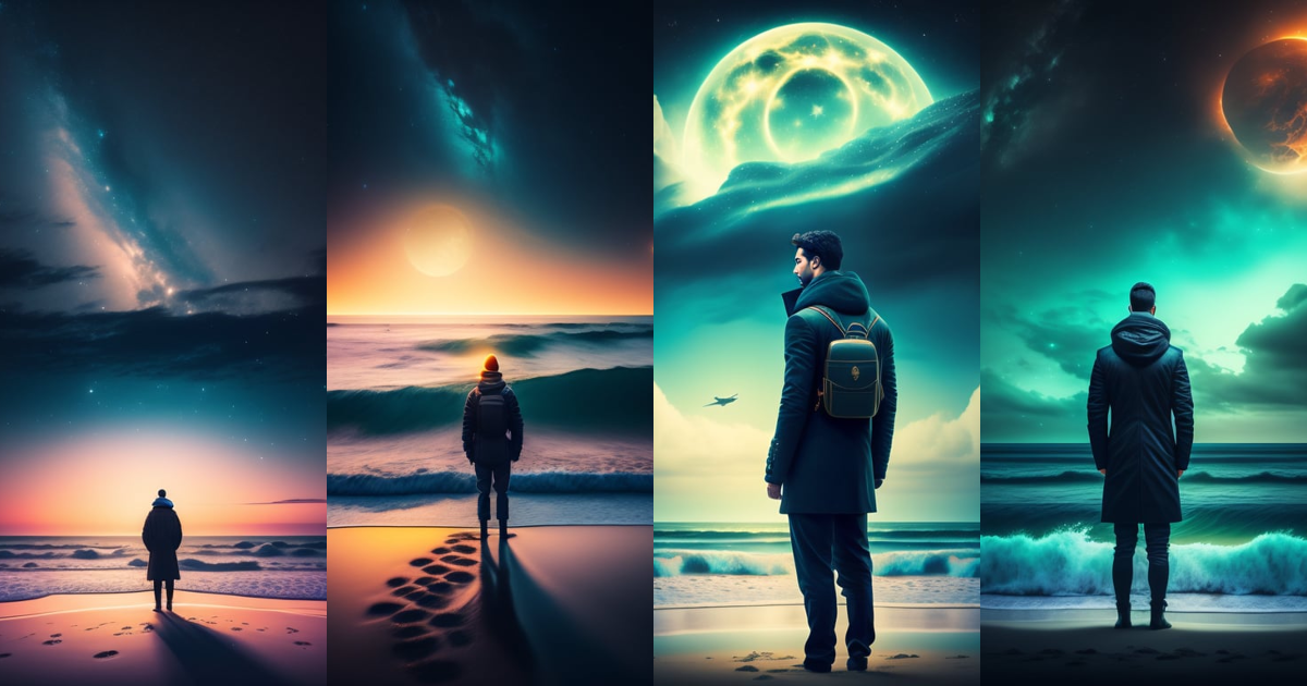 Lexica - Lovecraftian cosmic horror, cthulhu in the night sky, person ...