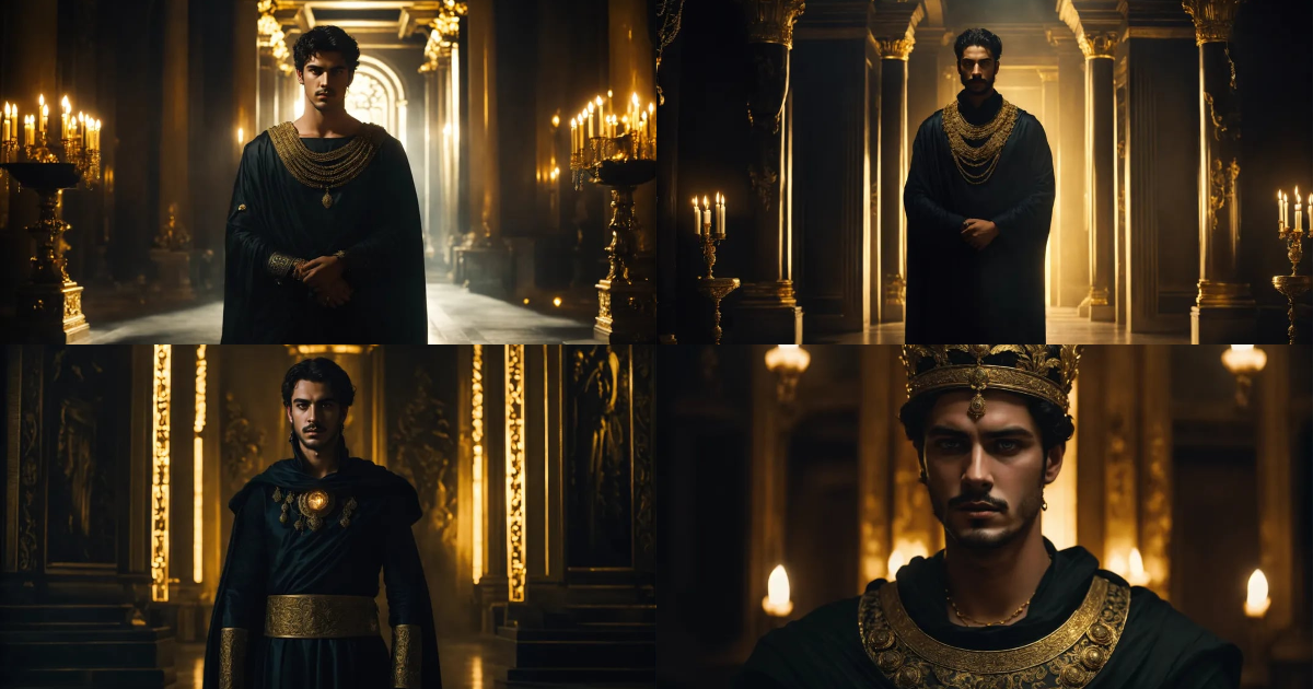 Lexica - Dark, mysterious and dramatic portrait of a young handsome ...