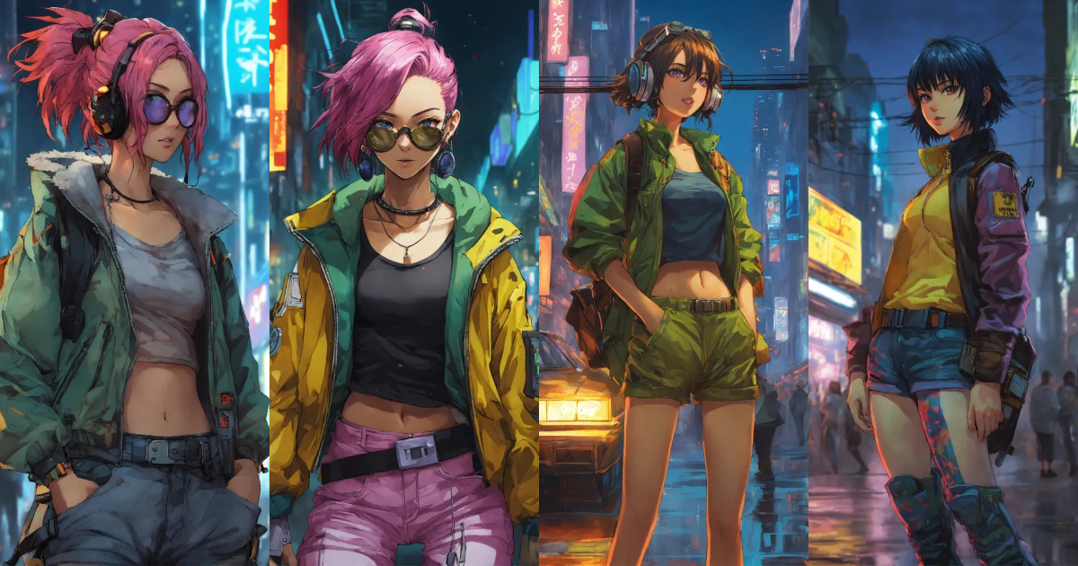 Lexica - 2000s cyberpunk extroverted female, full detailed eyes, full ...