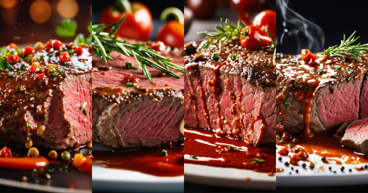 Lexica - Large entrecote of beef to combine with spectacular splashes ...
