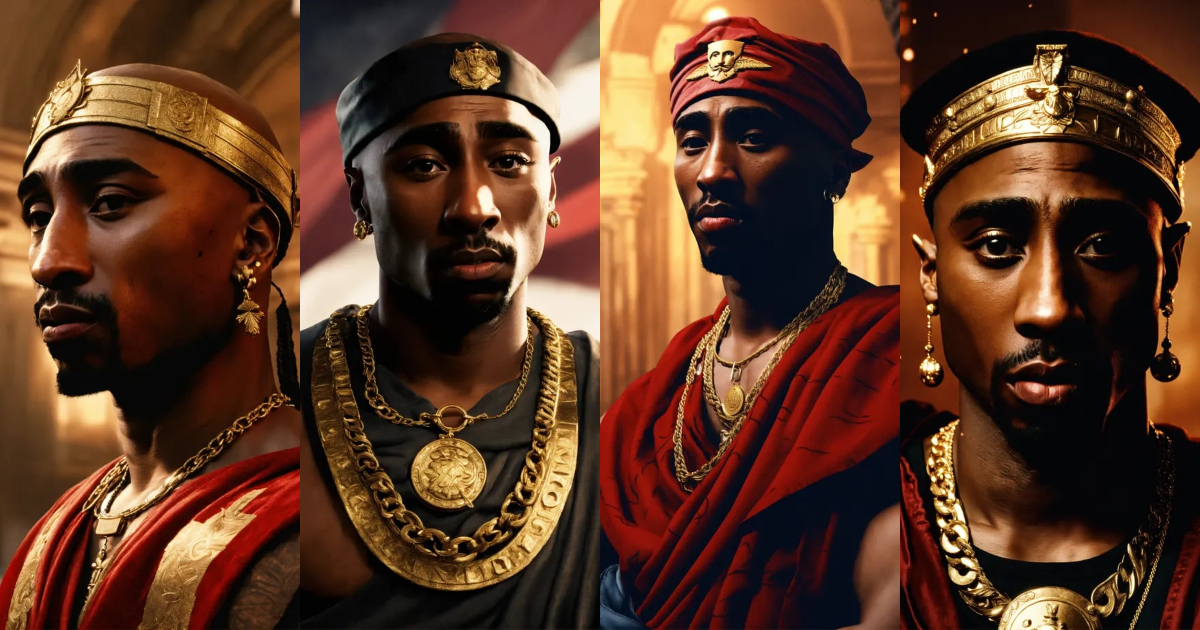 Lexica - Tupac Shakur as Julius Caesar 8k unreal engine render ...