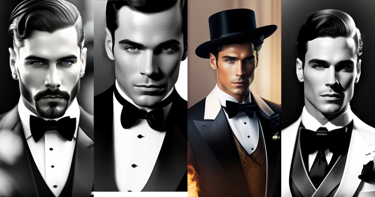 Lexica - Inkpunk a man in tuxedo