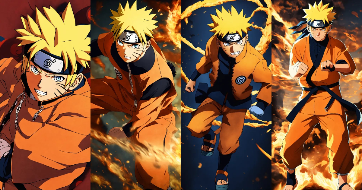 Lexica - Naruto Uzumaki from Naruto, punching, incredible design, 4k ...