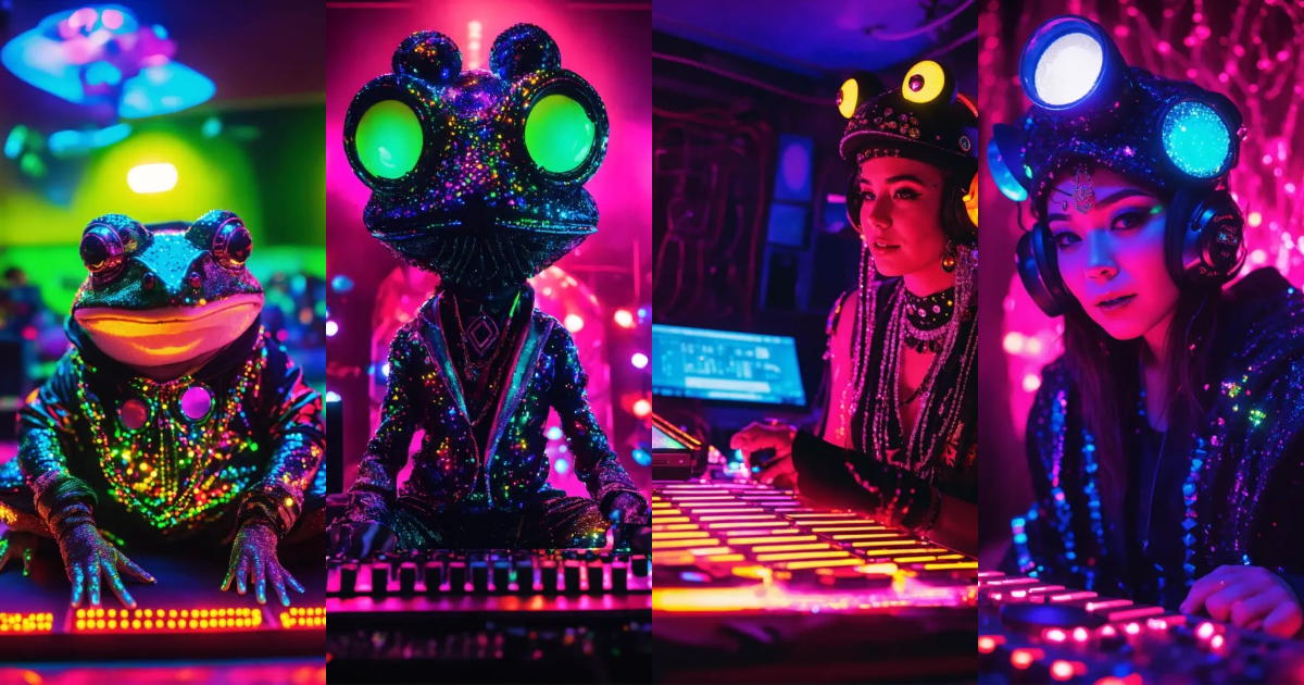 Lexica - A techno Festival Rave Diamond psytrance DJ Diamond TOAD in ...