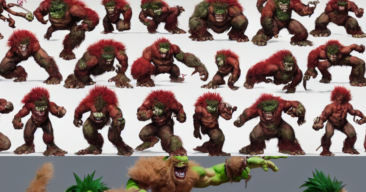 Lexica - Blanka, character sheet, concept design, contrast, hot toys ...