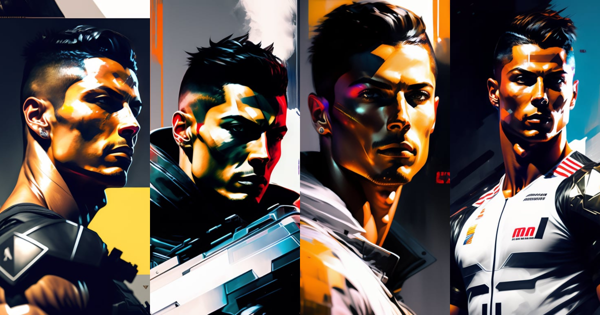 Lexica - Cristiano ronaldo wearing metal gear armor holding gun ...