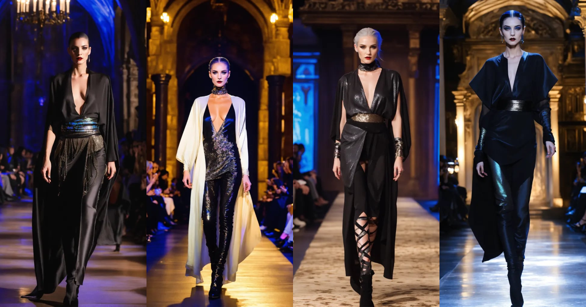 Lexica - Lothlorien androgynous royal vampire walking runway during ...
