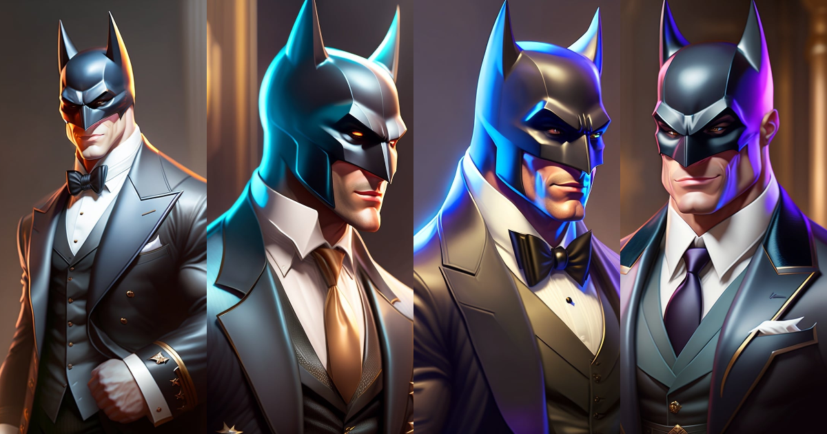 Lexica - Batman with tuxedo , highly detailed, digital painting ...