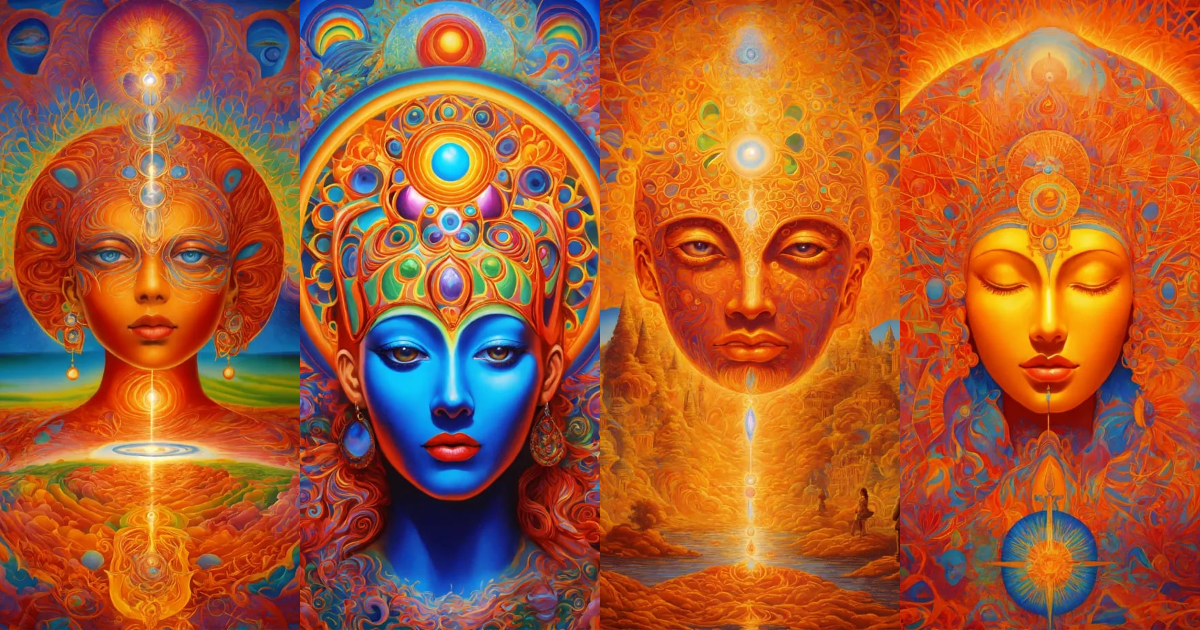 Lexica - Générer une image au style psytrance et trippy, fortement ...