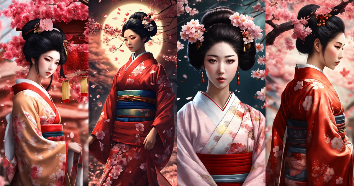 Lexica - Digital art, by IrinaKapi. Geisha, ultra-detailed, best ...