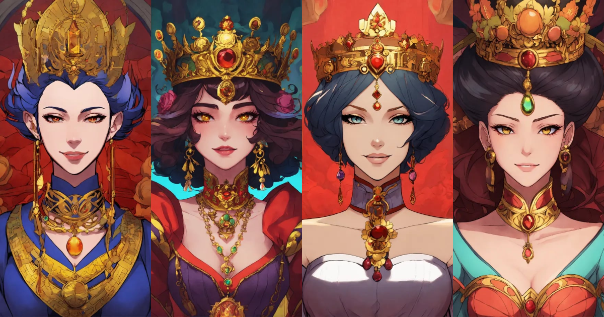 Lexica - Empress, wicked, non-human attributes, supreme being, smirk ...