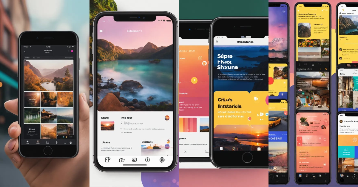 Lexica - Instagram stories ux/ui