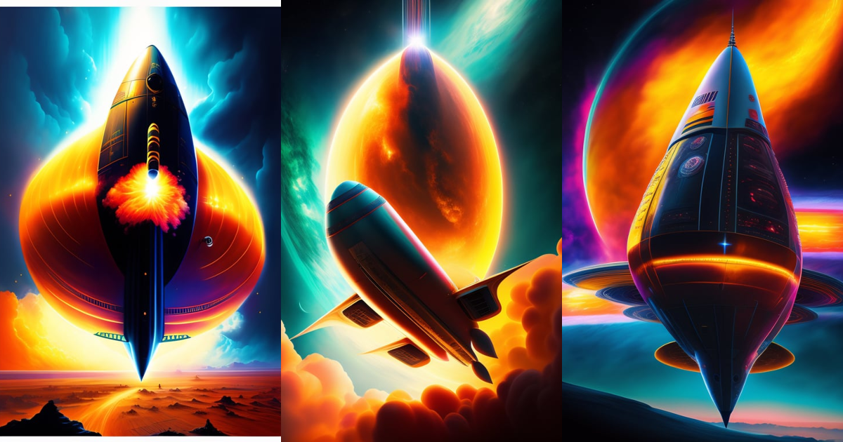 Lexica - Spaceship exploding